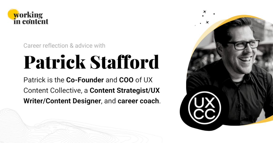 Patrick Stafford — Working In Content